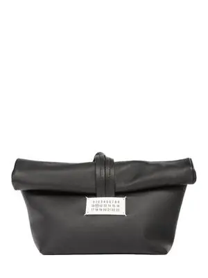 MAISON MARGIELA Roll-top Handheld Bag - Black