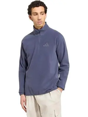 Adidas Multi Essentials Half Zip Fleece Jacket - Shadow Navy