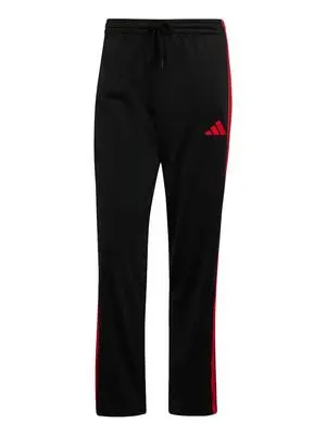 Adidas Dayready Open Hem Trackpants Black - Black / Pure Ruby
