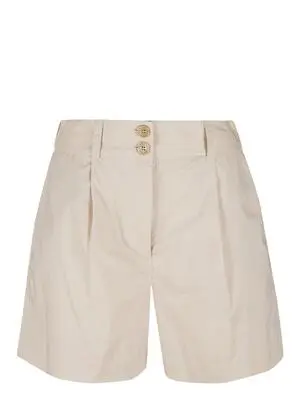 WOOLRICH Woolrich Pleat-Detailed Straight Hem Shorts