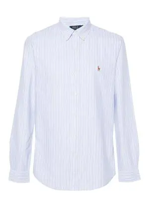 Polo Ralph Lauren Logo Embroidered Oxford Shirt - Multi