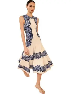 Ulla Johnson Iona Jacquard Knit Dress - Ocean
