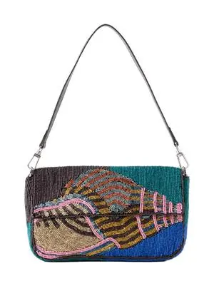 Staud Beaded Shoulder Bag - Multicolor