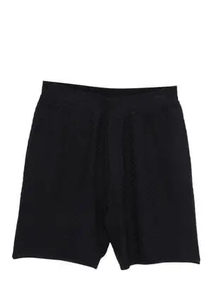 Emporio Armani Textured Shorts - Blue