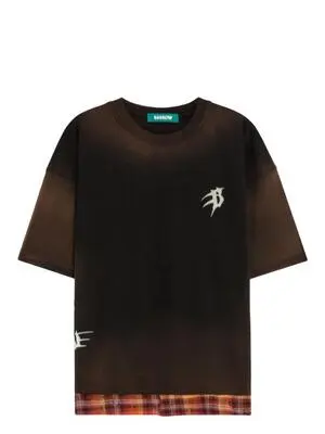 BARROW Barrow Graphic Hem Panel T-Shirt Black