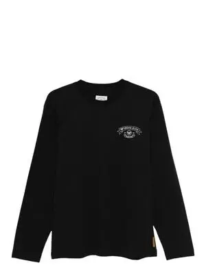 Emporio Armani Logo Long Sleeve T-shirt - Black