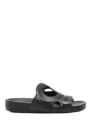 Loewe Logo-shape Sandals - Black
