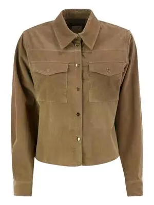 Max Mara Corduroy Chest-pocket Jacket - Neutrals