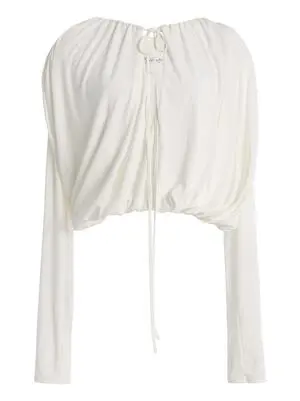 PARIS GEORGIA Paris Georgia Olive Ruched Top