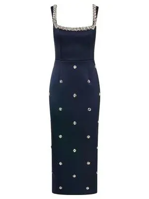 Rebecca Vallance Ayla Midi Dress - Blue