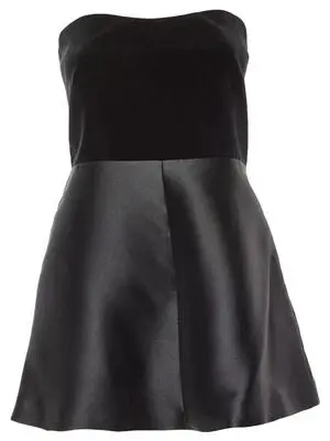 Red Valentino Strapless Mini Dress - Black