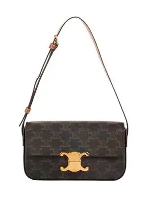 Celine Triomphe Shoulder Bag - Brown