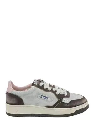 AUTRY Medalist Suede Sneakers - Silver