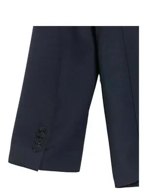 Karl Lagerfeld Notched-lapels Single-breasted Jacket - Blue
