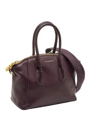 Givenchy Antigona Leather Handbag - Red