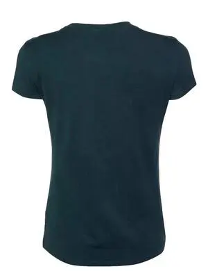 Emporio Armani Logo Print V-neck T-shirt - Green