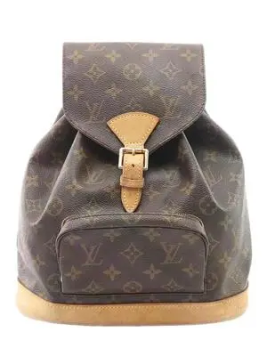 LOUIS VUITTON Montsouris Mm Backpack - Brown