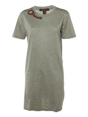 LOUIS VUITTON Logo Patch T-shirt - Grey