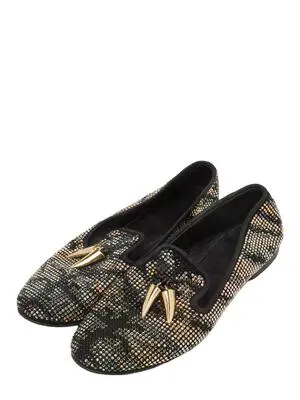 GIUSEPPE ZANOTTI Embellished Loafers - Black