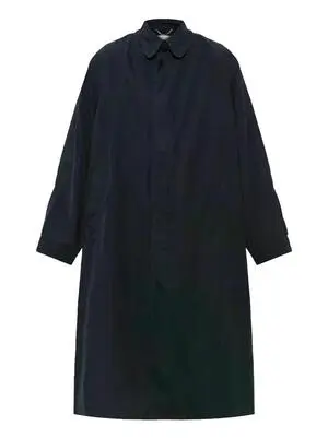 MAISON MARGIELA Long Sleeve Button-fastening Coat - Blue
