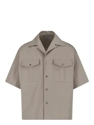 BALENCIAGA Balenciaga Flag Pocket Short-Sleeved Shirt
