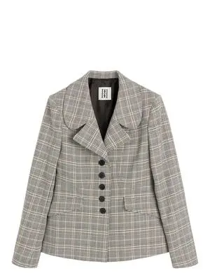 BY MALENE BIRGER Adrienna Single-breasted Blazer - Spring Check
