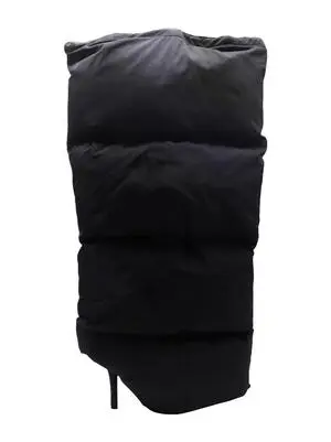 Balenciaga Quilted Knee-high Stiletto Boots - Black