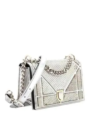Dior Diorama Flap Bag - Silver