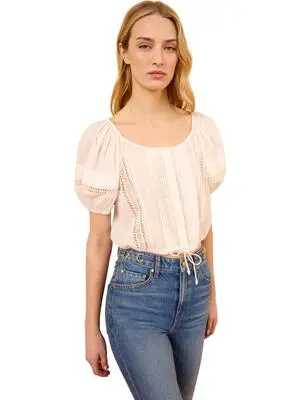 Ulla Johnson Clara Cotton Top - Pristine