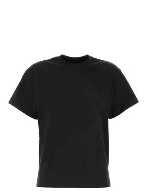 JIL SANDER Embroidered Logo T-shirt - Black