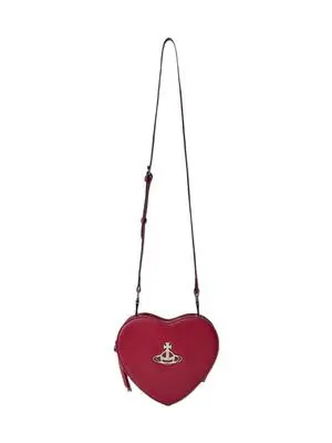VIVIENNE WESTWOOD Heart Cross Body Bag - Red