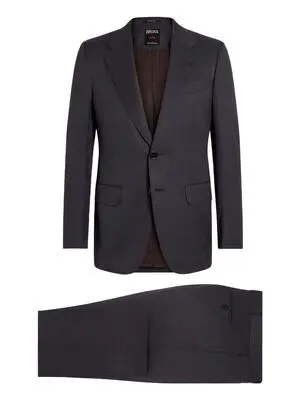 Zegna GREY CENTOVENTIMILA WOOL SUIT Grey
