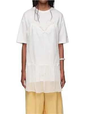 Bimba Y Lola Layered T-shirt - Ivory