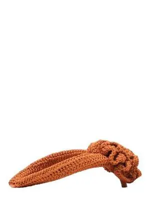 Bimba Y Lola Crochet Flower Flip-flops - Orange