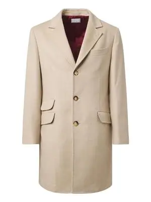 Brunello Cucinelli Virgin Wool Coat - Beige