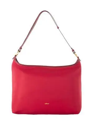 ESTHERA Rider Nylon Hobo Bag - Red