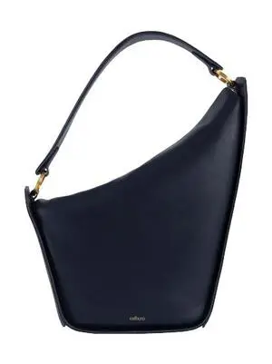 ESTHERA 10am Leather Shoulder Bag - Blue