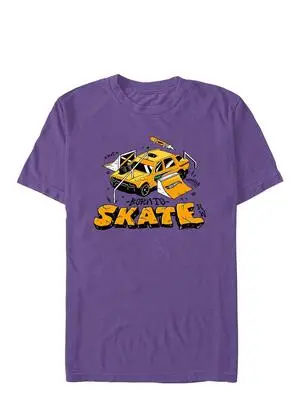 HOT WHEELS Born To Skate Graphic T-shirt - Purple
