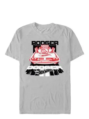 HOT WHEELS Bold Rodger Dodger Graphic T-shirt - Ice Grey