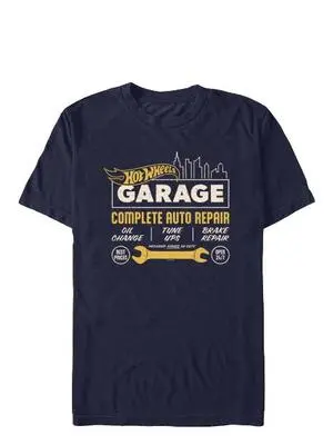 HOT WHEELS Garage Complete Auto Repair Graphic T-shirt - Navy Blue