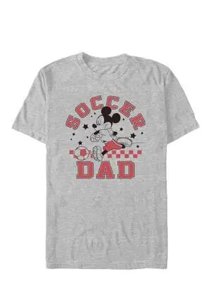 MICKEY & FRIENDS Soccer Dad Ball Graphic T-shirt - Sport Grey