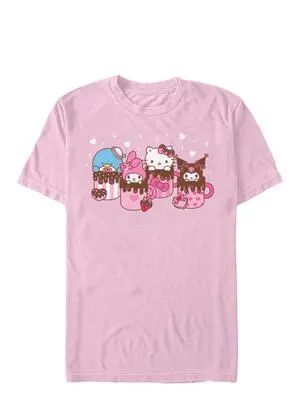 HELLO KITTY Lovely Mug Friends Graphic T-shirt - Blossom