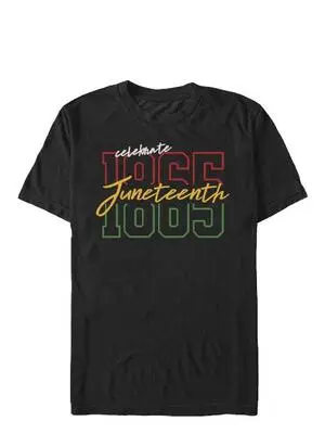 LOST GODS Celebrate Juneteenth 1865 Graphic T-shirt - Black
