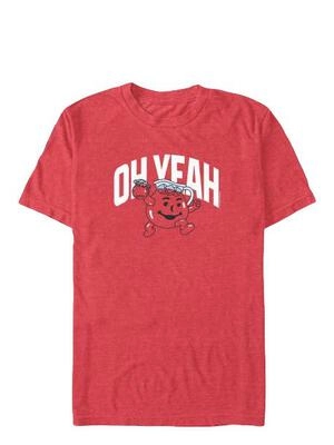 KOOL-AID Oh Yeah Man Short Sleeve Graphic T-shirt Red Heather