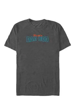 LOST GODS It's Not A Dad Bod Quote Graphic T-shirt - Dark Heather