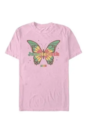 LOST GODS Colorful Juneteenth Butterfly Graphic T-shirt Blossom