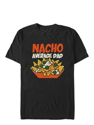 LOST GODS Nacho Average Dad Short Sleeve Graphic T-shirt - Black