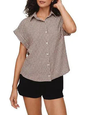 BELLA DAHL Bella Dahl Gingham Short Sleeve Shirt