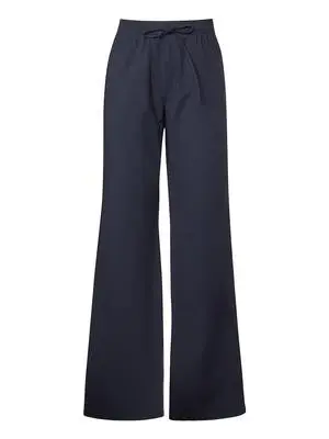 Dorothee Schumacher Cotton Poplin Wide-leg Pants - Blue