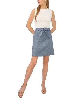 Halogen Tie Belt Dress - New Ivory
